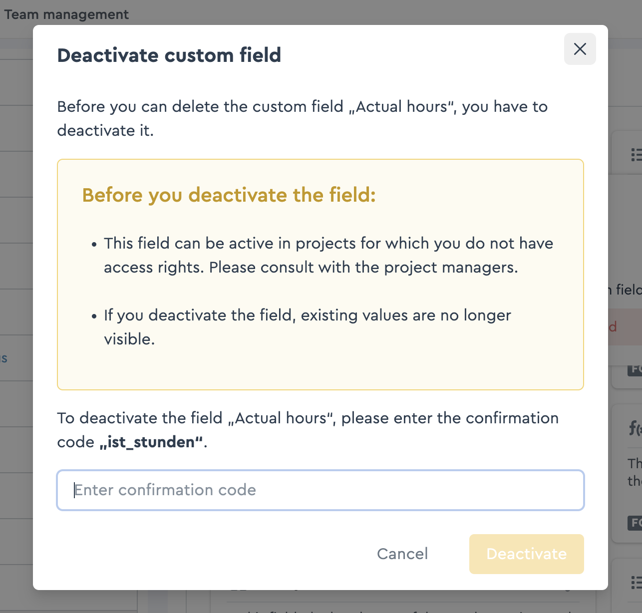 How to Delete Custom Fields